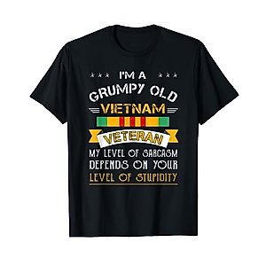 Grumpy Old Vietnam Veteran T Shirt