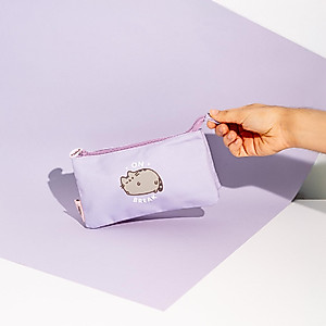 Grupo Erik Pusheen Pencil Case | 3 Compartments Kids Pencil Case. Triple Pocket Pencil Case, Cosmetic Case, Large Pencil Case | Pusheen Cat, Pusheen Gifts, Pusheen Stationery