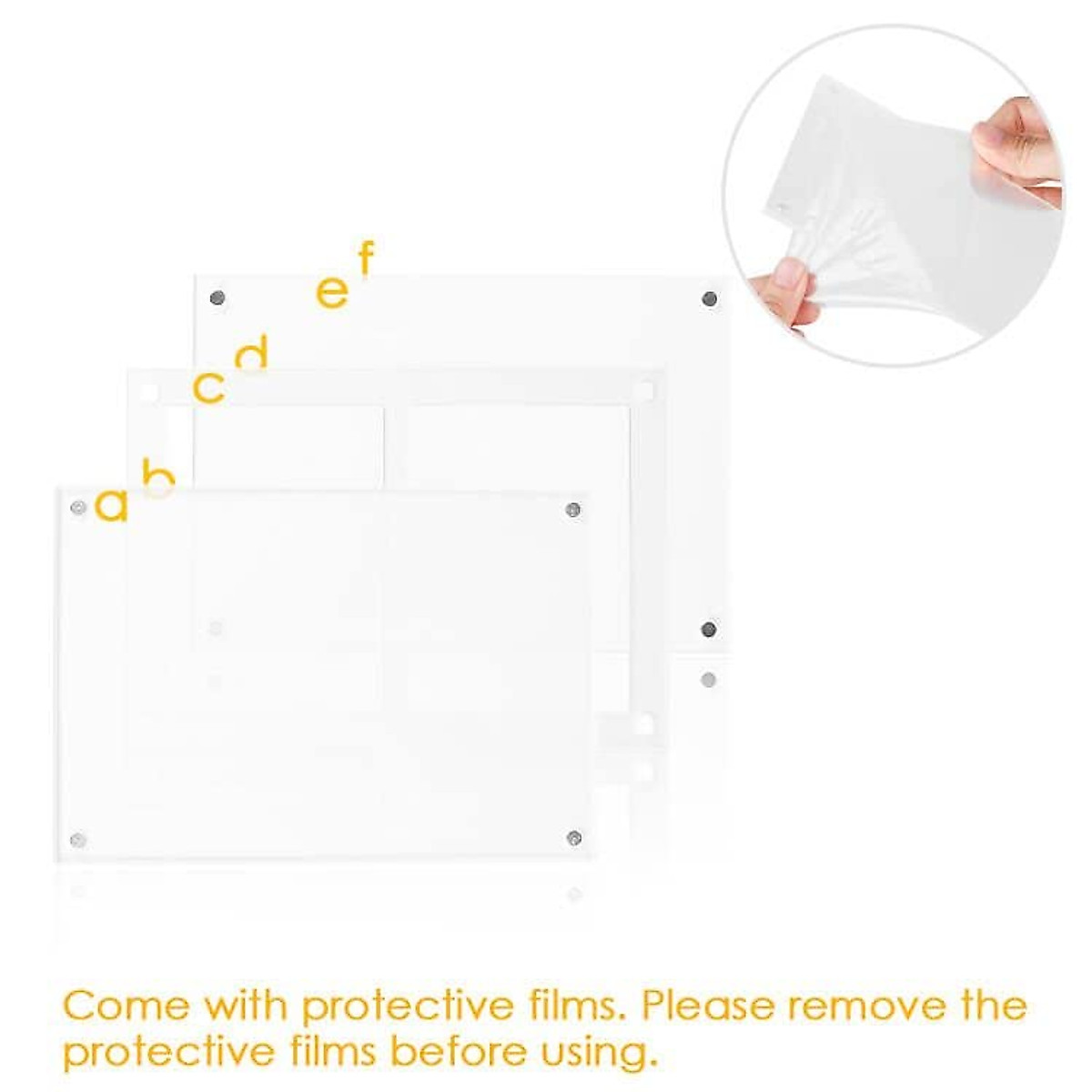 Baskiss 2 Pack Magnetic Card Holders, 66 x 91 mm Card Cares Clear Trading Cards Cases Protectors for Kpop Photocard Sports Card Baseball Card Basketball Card Trading and Display (Double Slots)