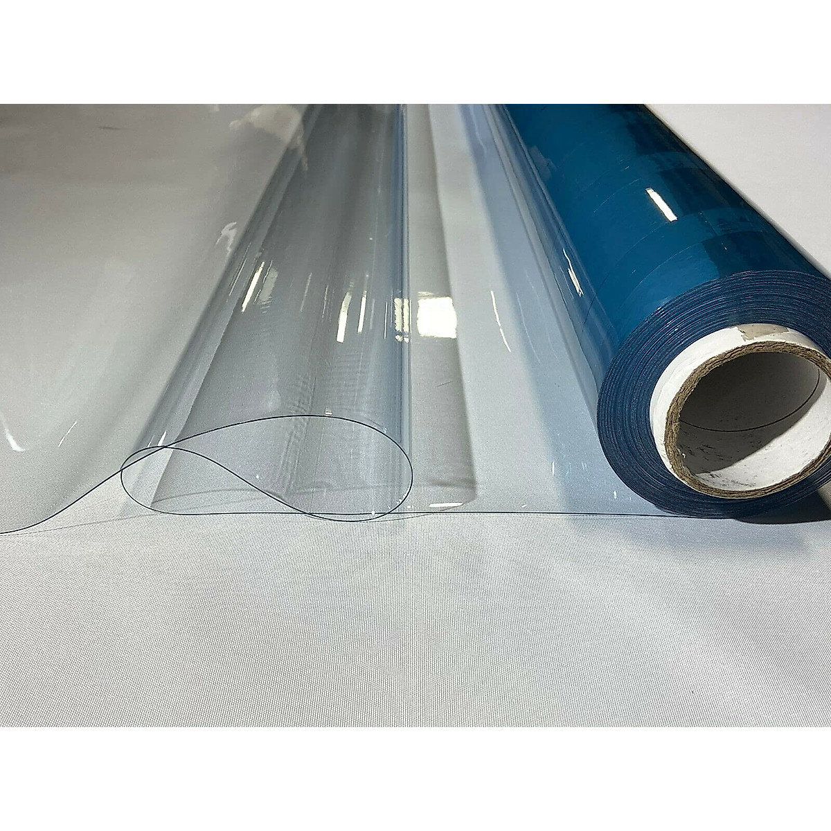 USA Fabric Store Clear Vinyl 30 Gauge Isinglass Double Polished Marine Boat by The Foot 54 Wide