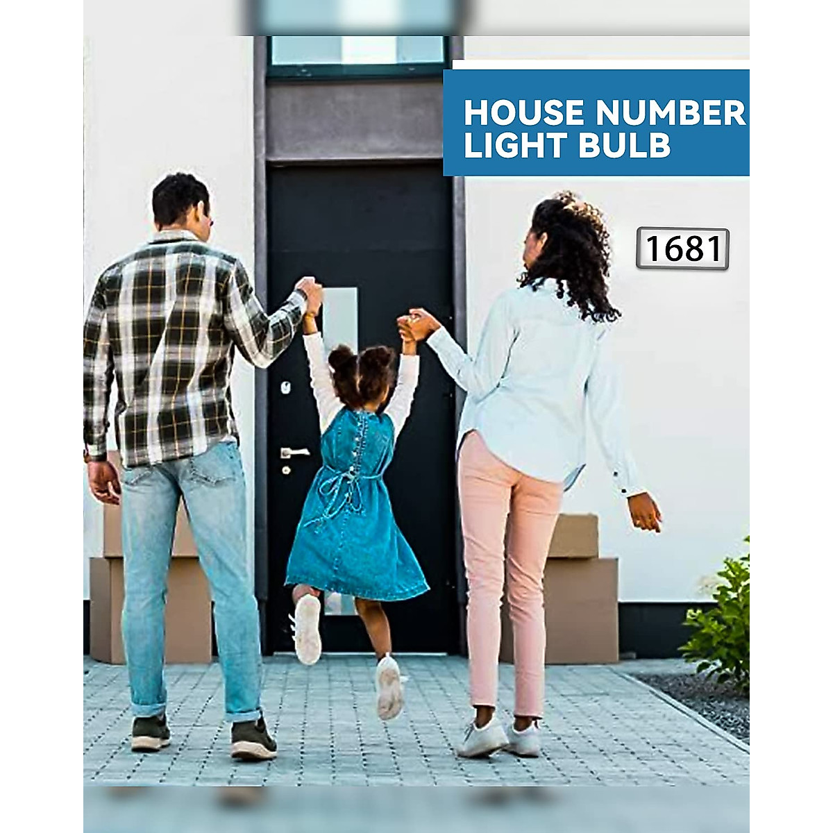 Keiurot House Number Light Bulb 194 193 Bulb Address Sign LED Replacement Address Light Bulb Kit,Landscape RV and Cabinet Lighting White,10-30Volt AC/DC 4Pack