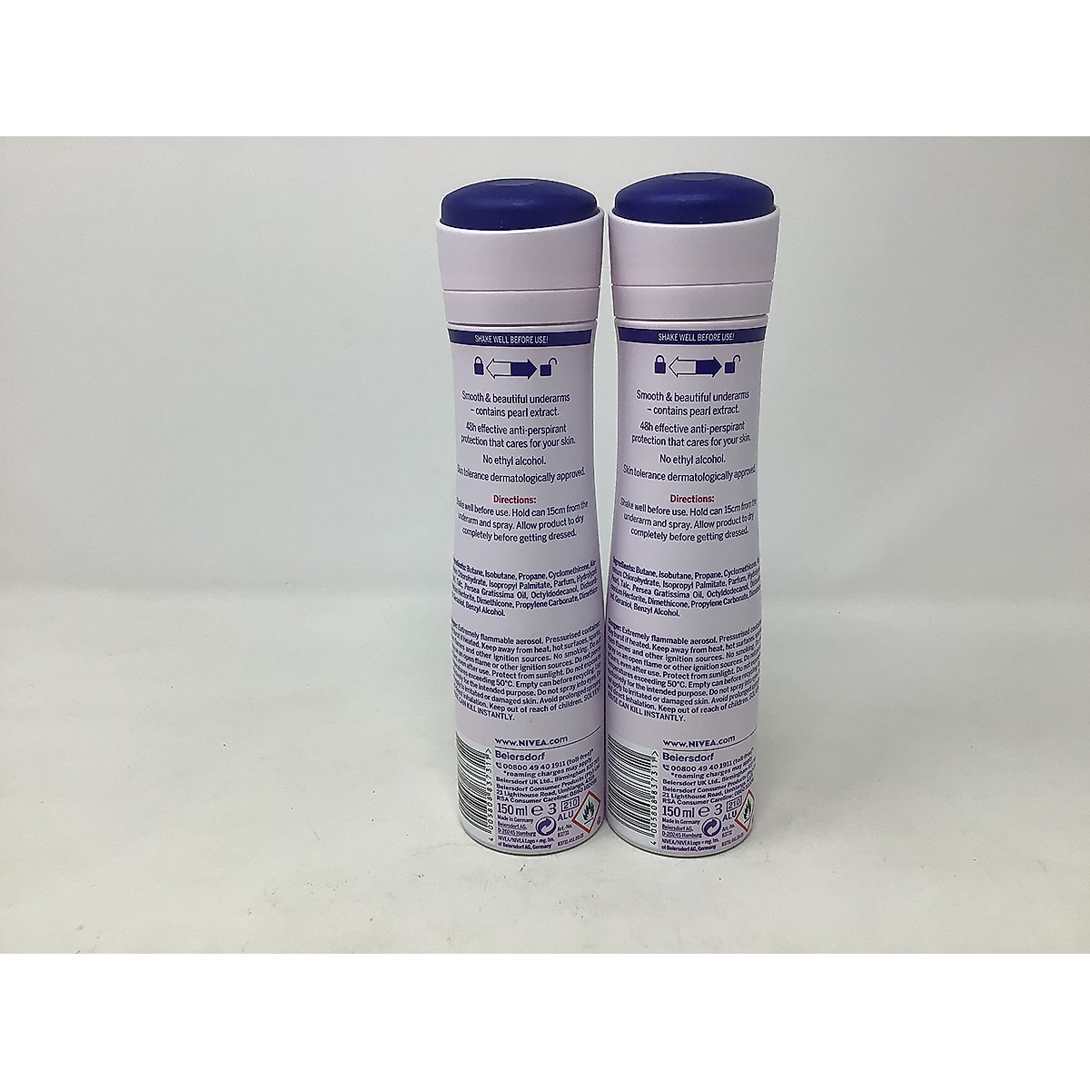 Nivea For Women Pearl Beauty Deodorant (150Ml) (Pack Of 2)