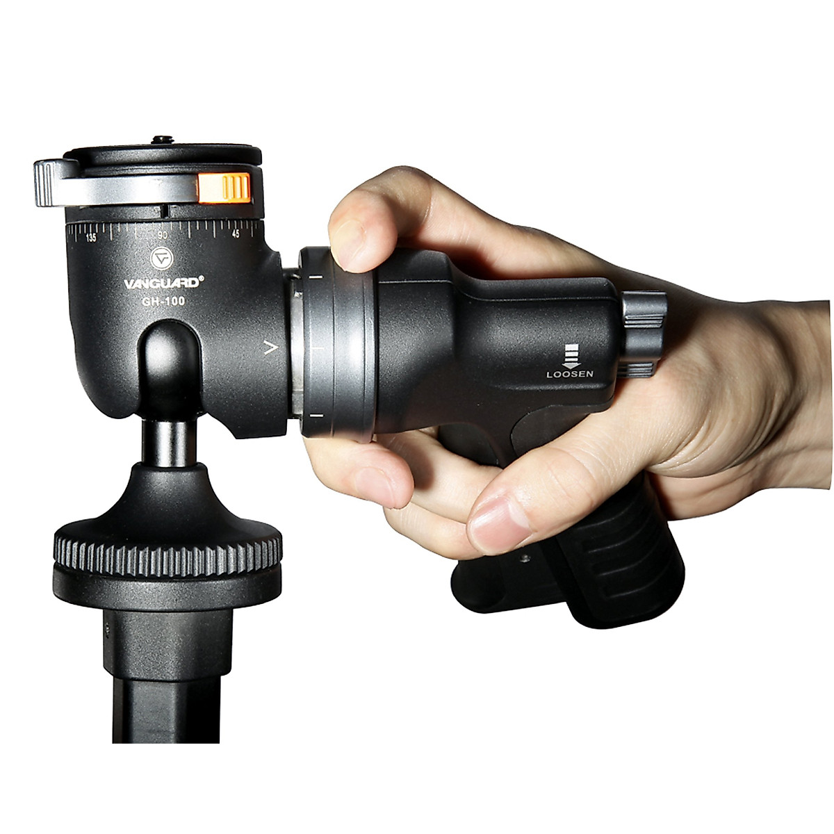 Vanguard Alta Pro 263AGH Aluminum Tripod with GH-100 Grip Head for Sony, Nikon, Canon DSLR Cameras,Black