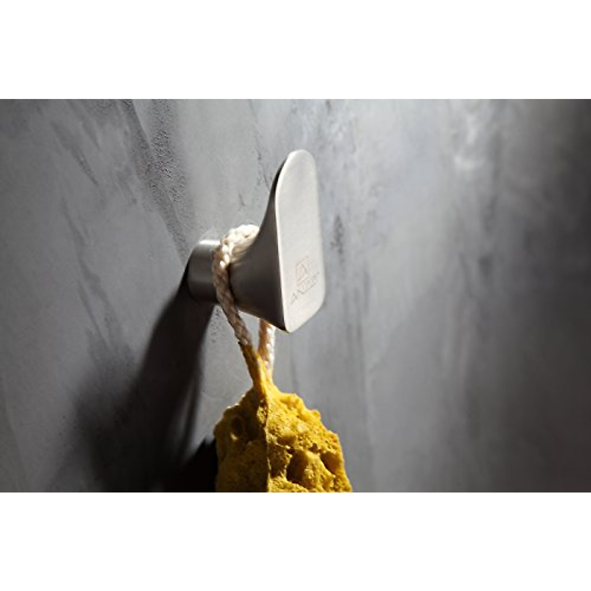 ANZZI Bathroom Towel Hook in Brushed Nickel Wall Mount Robe Hooks | AC-AZ049BN