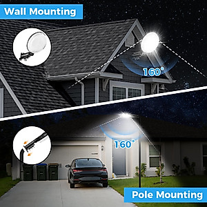 2 Pack LED Barn Light 100W, 10000LM Dusk to Dawn Outdoor Lighting, Yard Lights, 6500K Daylight, Outdoor Security Lighting,IP66 Waterproof Street Lights for Farmhouse,Barns,Garage,Yard,Warehouse