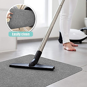 Vicwe Office Chair Mat, 1/6" Thick 56" x 36" Multi-Purpose Low Pile Desk Chair Mat for Hardwood Floor Only, Upgraded Version (Light Gray, 36"x56")