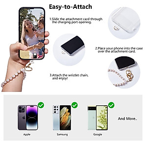 Lostars Wristlet Keychain Bracelet 14k Gold Keychain Cute Crystal Keychain Beaded Key Chain Wristlet for Car Keys (Pink Crystal)