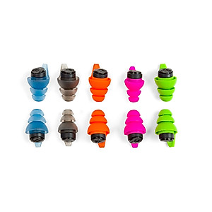 AXIL XP Defender Series Filtered Earplugs | Dual-Mode, Compact & Ultra Comfortable with Dynamic Mesh Filtering System, Hearing Protection for Hunting, Sleeping, Lawn Care, Construction & Concerts