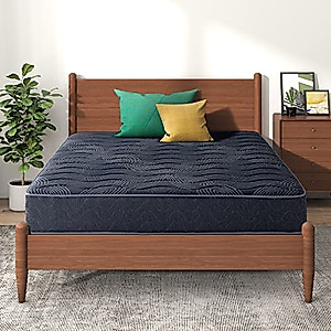 Airdown Queen Mattress, 9 Inch Hybrid Mattress Queen Made in USA, Memory Foam and Innerspring Hybrid Mattress in A Box, Pocket Innersprings Mattress for Motion Isolation, Medium (EGO-Hybrid-9Q)