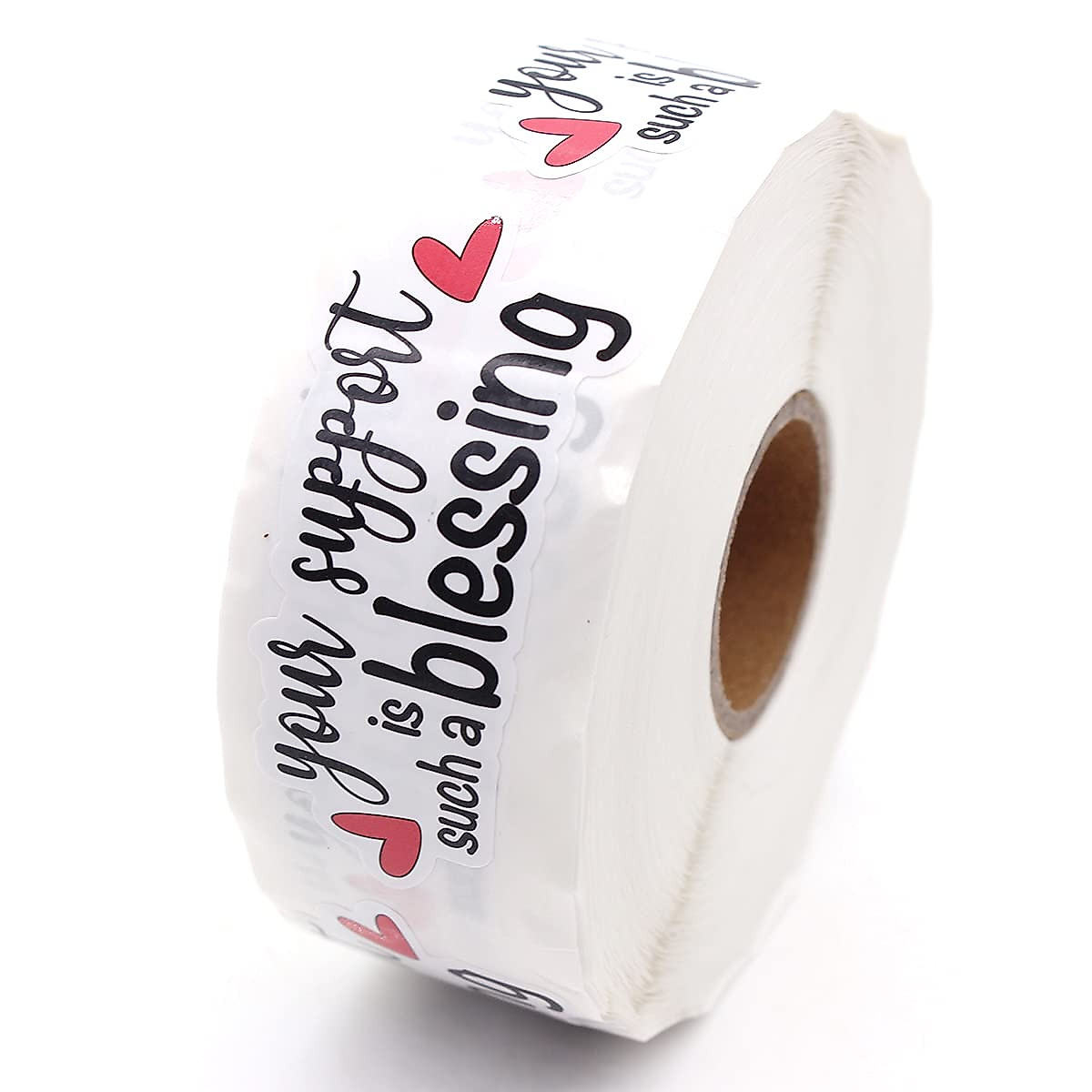 1.5'' Your Support is Such a Blessing Stickers,Thank You Stickers,Handmade Stickers,Business Stickers,Envelopes Stickers for Online Retailers,Handmade Goods,Small Business,500 Labels Per Roll