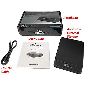 Avolusion Mini HDDGear Pro 750GB USB 3.0 Portable PS4 External Gaming Hard Drive (for PS4, Pre-Formatted)