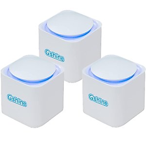 Gshine Cuka AC1200 Mesh Wi-Fi System Up to 5,500 sq. ft. Whole Home Coverage and 100+ Devices,WiFi Router/Extender Replacement, Anitivirus,Compatible with Alexa -3 Packs
