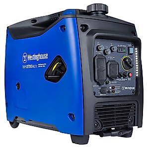 Westinghouse Outdoor Power Equipment 3700 Peak Watt Super Quiet Portable Inverter Generator, Wheel & Handle Kit, RV Ready 30A Outlet, Gas Powered, CO Sensor, Parallel Cord Included