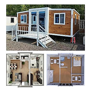20ft Mobile Folding Expandable Container House Extendable Cabin Container House Container Home Materials