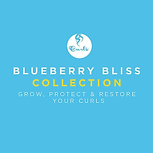 Curls Blueberry Bliss Reparative Hair Wash, 8 Ounces and Reparative Leave In Conditioner, 8 Ounces