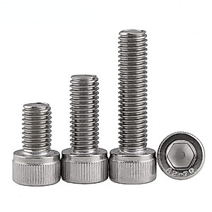 10Pcs M1.6x10mm Socket Cap Screws Allen Bolts 304 A2 Stainless Steel (M1.6x10mm)