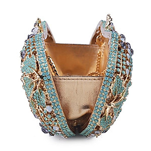 ZLXDP Celebrity Green Protein Diamond Set with Hand Full of Dinner Bag Party Dress Bag