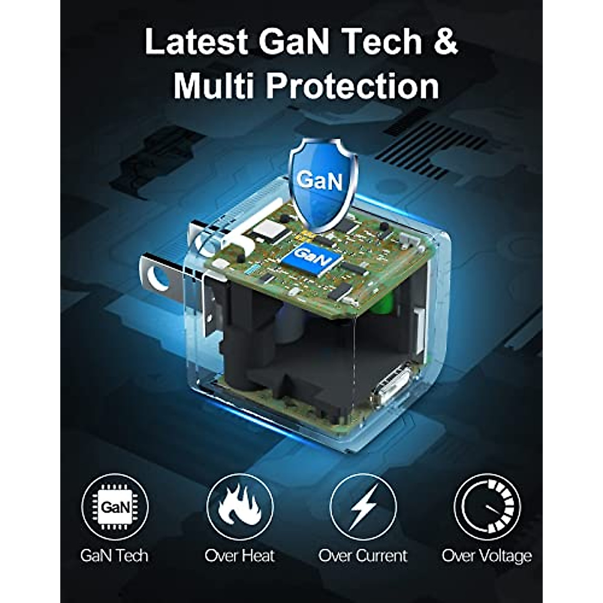 iPhone Charger Block 30W for iPhone 14 Pro Max, Deegotech GaN PD Fast Charger, Compact Mini USB-C Power Adapter for iPhone 14 iPhone14 Promax iPhone13 12 11, iPad Pro MacBook Air, for Galaxy S22