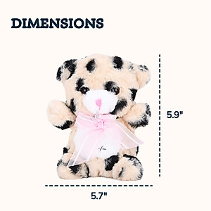 PixieCrush Teddy Bears Stuffed Animals Bundles - Big Teddy Bear for Baby Shower - Teddy Bear for Baby Soft and Durable - Handstitched Nose and Satin Bow Teddy Stuffed - Set of 4 - Polkadot