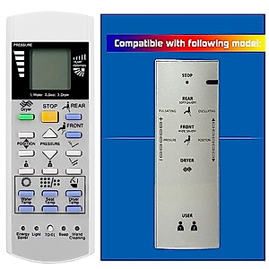 Replacement Remote Control for TOTO Washlet Bidet Toilet Seat THU9509 G500 MS970CEMFG TCF4731AT with Mounting Bracket
