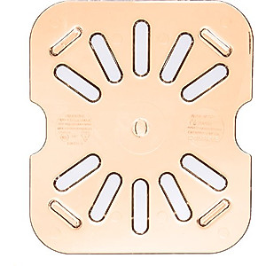 Carlisle FoodService Products 3089613 StorPlus High Heat Drain Shelf, Sixth Size, Amber