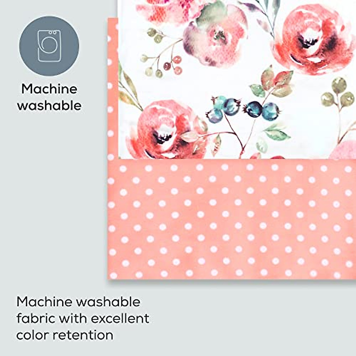 First Landings Newborn Swaddle Set - Matching Headband and Baby Blanket (Set of 2 Each) 36" x 36" Receiving Baby Blanket Boy and Girl - for Newborn Photography, Nursing Covers, Burp Cloths (Rose)