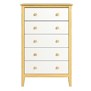 ADEPTUS Wooden Dresser, Natural & White