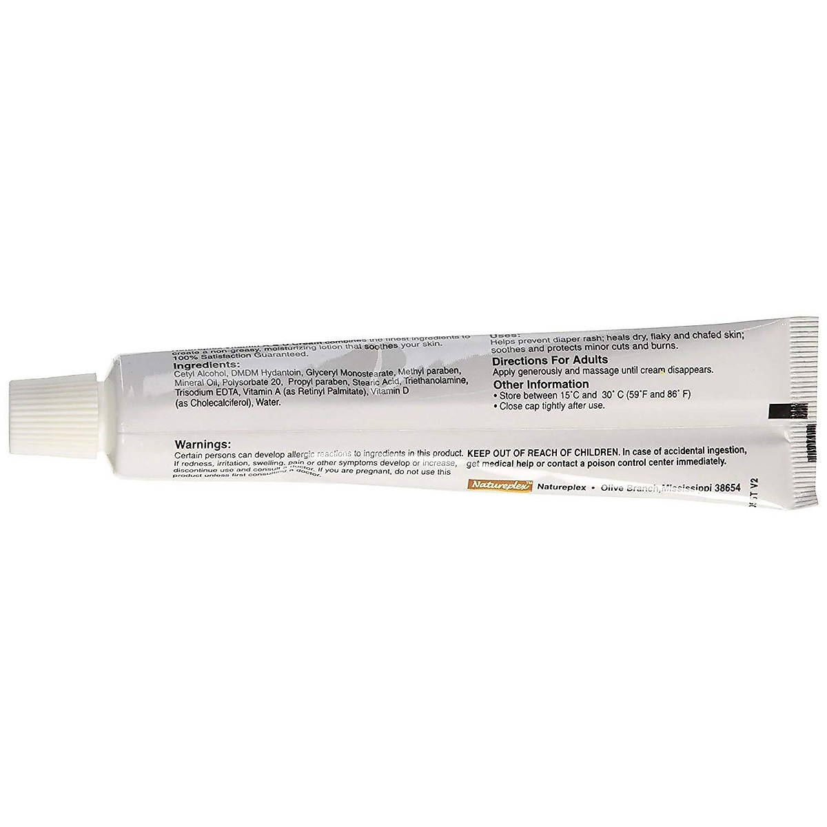 Vitamin A & D Cream - Prevent Diaper Rash, 1.5 oz,(Natureplex)