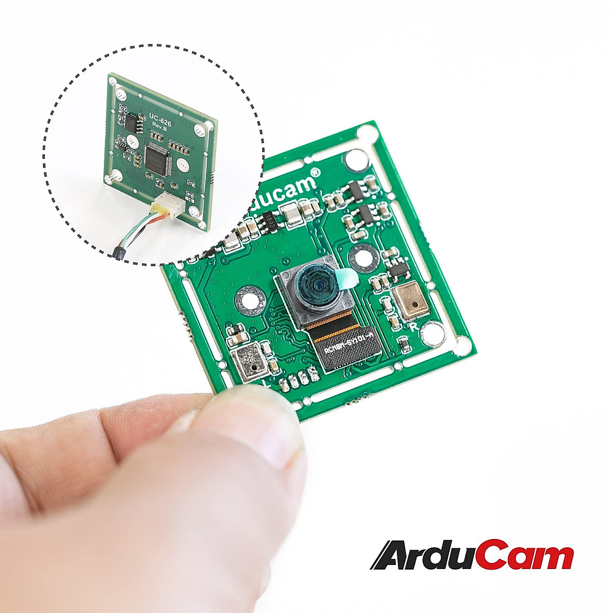 Arducam 8MP 1080P USB Camera Module for Raspberry Pi, 1/4” CMOS IMX219 Mini UVC USB2.0 Webcam Board with 1.64ft/0.5m USB Cable for Windows, Linux, Android and Mac OS