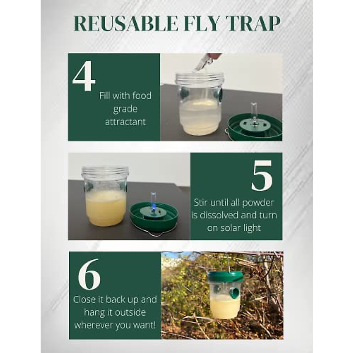 GREENSTRIKE 10050 Solar Decorative Led Fly Trap Lantern