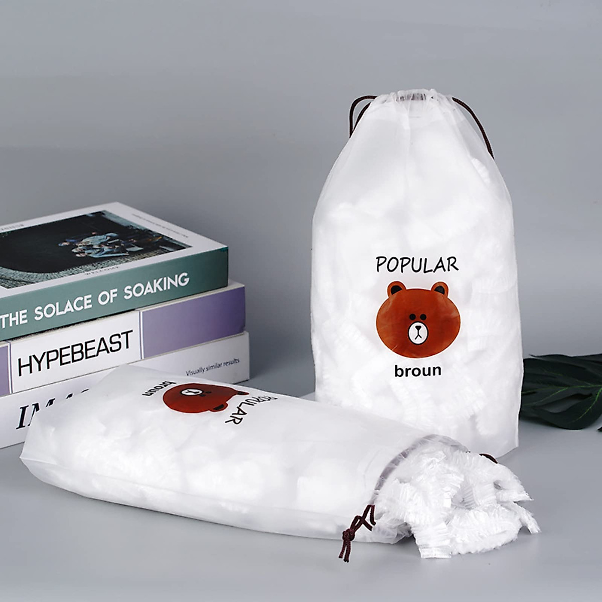 Fresh Stretch Fresh Keeping Bags PE Cling Film Bags Reusable Elastic Food Bowl Lids Kitchen Supplies for Food Fruit Vegetable Meat Preservation (200pcs)