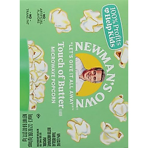 Newman's Own Light Butter Popcorn, 3.5 Oz, 3 Ct