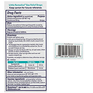 Little Remedies Baby Gas Drops, 1 Fl Oz (Pack of 3)