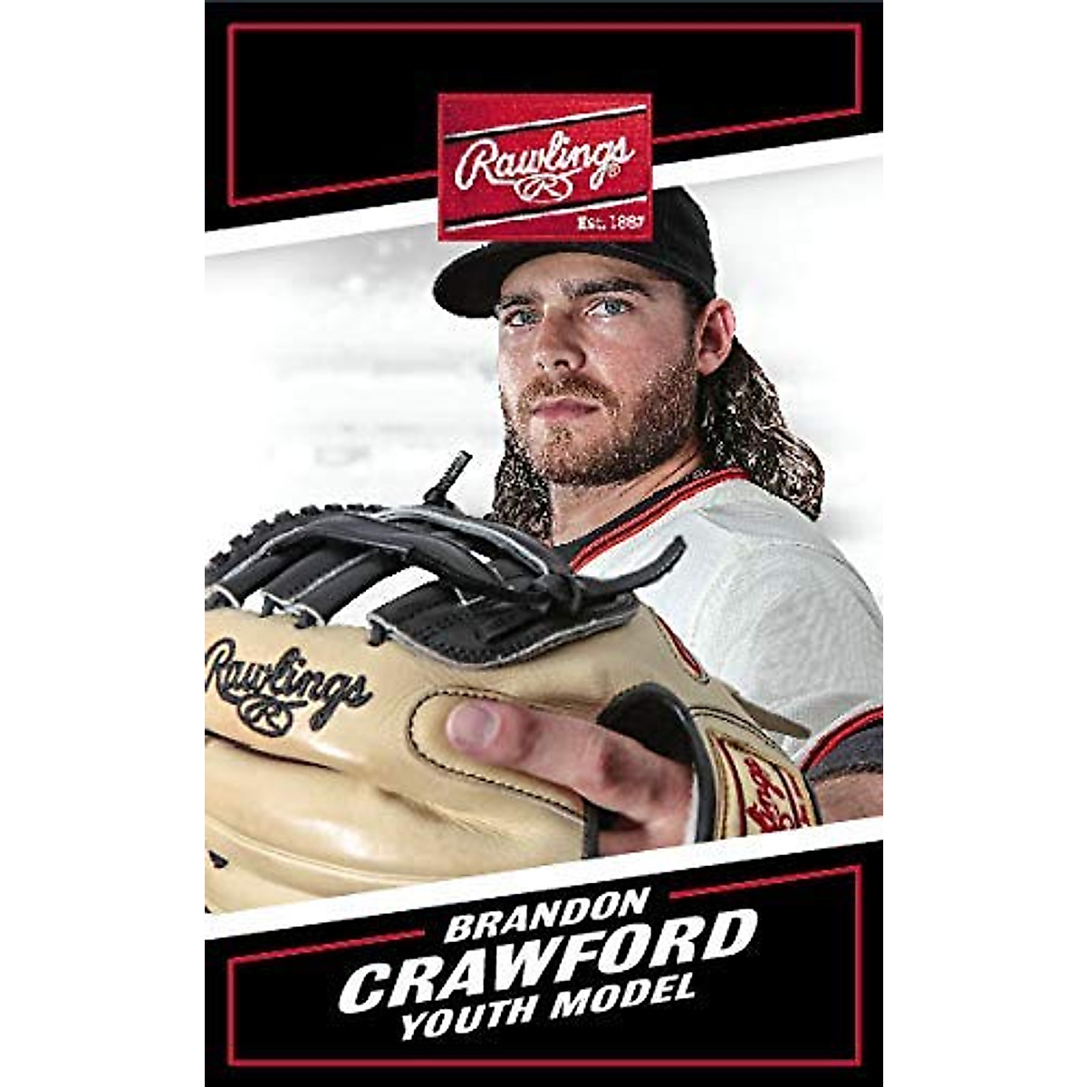 Rawlings | SELECT PRO LITE Youth Baseball Glove | Right Hand Throw | Brandon Crawford | 11.25"