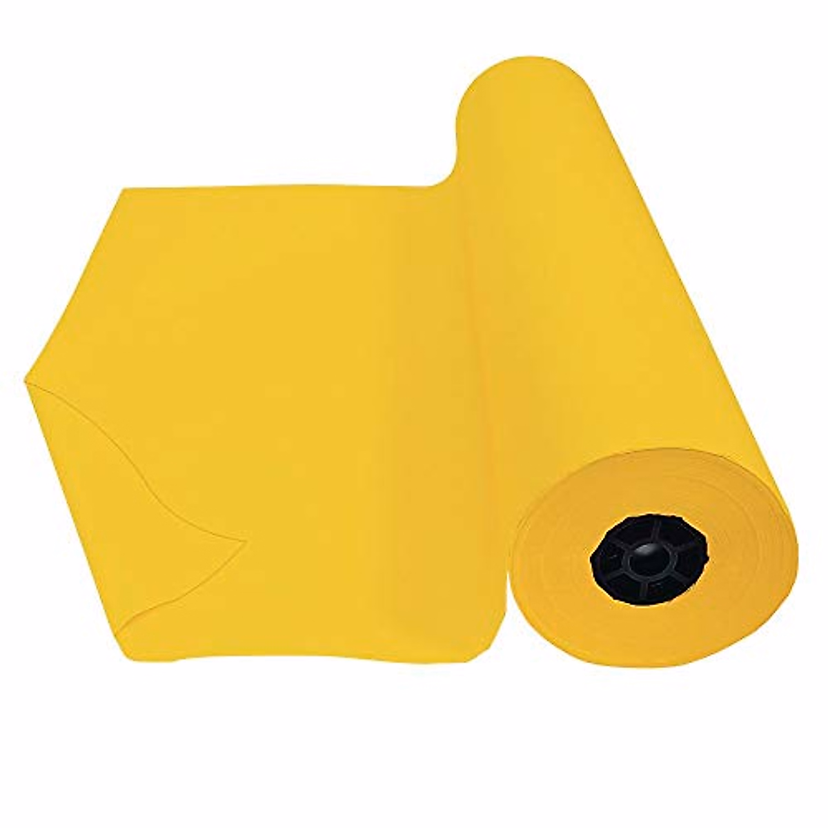 Colorations Dual Surface Paper Roll Classroom Supplies for Arts and Crafts Yellow (36" x 1000') (Item # DSYE)
