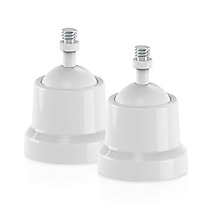 Arlo Outdoor Mount - Arlo Certified Accessory - Pack of 2, Swivel Base, Works with Arlo Essential, Pro 4, Pro 3, Pro 2, Pro, Ultra 2, Ultra Cameras, White - VMA4000