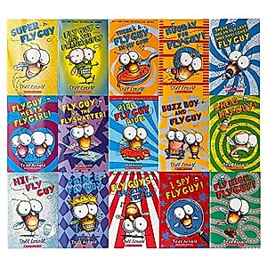 Fly Guy 15 Books Complete Series Collection Pack Set, 1-15 Books of Boxed Set