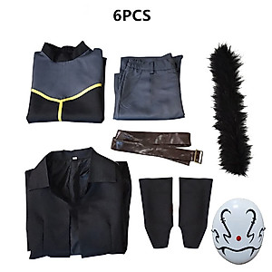 Nozfeon Rimuru Cosplay Costume,Rimuru Tempest Costume Rimuru Cosplay Outfit Mask Halloween