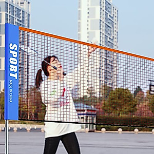 Badminton Net, Tennis Net, Pickleball Net, Portable Net for Badminton, Kids Adults Volleyball Training Net Indoor/Outdoor Sports Net for Garden Court Beach Backyard (Poles and Stand Not Included)