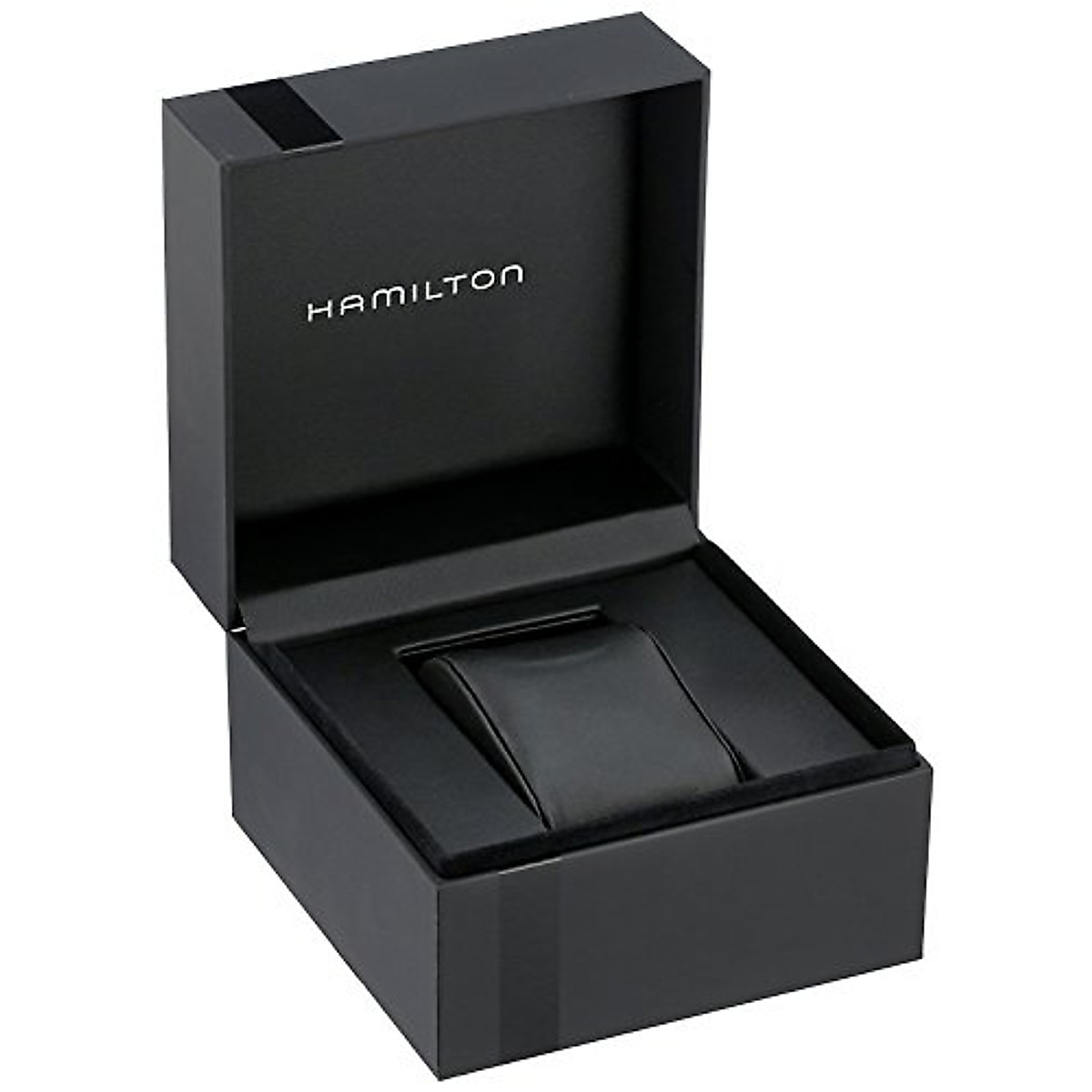 Hamilton Men's HML-H32565735 Jazzmaster Open Heart Analog Display Swiss Automatic Black Watch