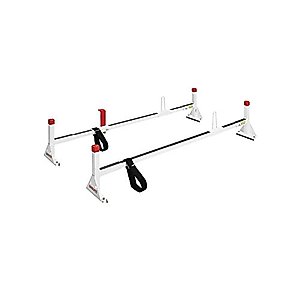 Weather Guard - 2053 205-3 All-Purpose White Powder Coated Full Size Van Ladder Rack