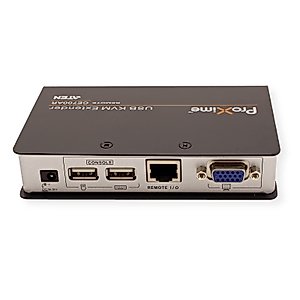 ATEN CE700A Console Extender USB VGA KVM Extender CAT5 up to 500ft - Built in ESD - Includes 2x Power Adapters for Local and Remote Unit, KVM Cables and Rack Mount kit