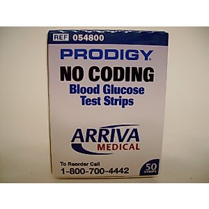 Prodigy Blood Glucose Test Strips By Arriva #054800