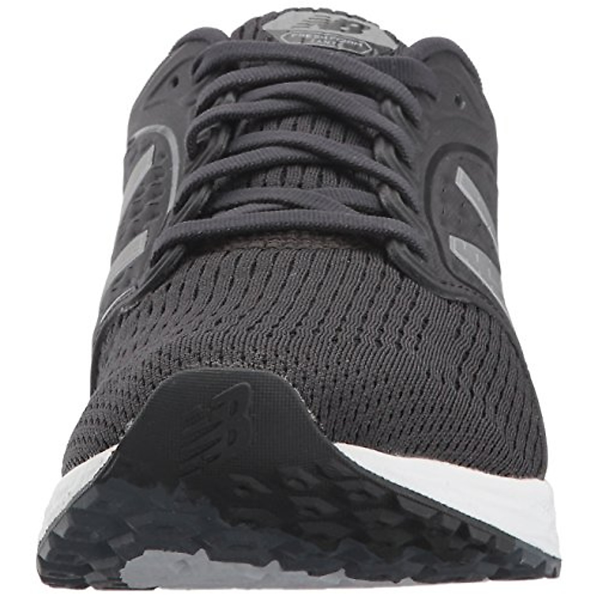New Balance Women's Fresh Foam Zante V4 Running Shoe, Black/Phantom/Silver Metallic, 9 M US