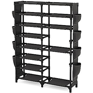 Tribesigns Shoe Rack 24-30 Pairs Shoe Storage Organizer Non-woven Shoe Shelf Boots Organizer