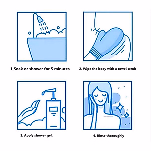 Bastex Exfoliating Bath Washcloth. Genuine Korean Towel Cloth Used for Exfoliating. Exfoliator Scrub Mitten for Bath and Shower Use - 3 Pieces (6.7 inch x 5.2 inch). Comes in Yellow, Pink and Green