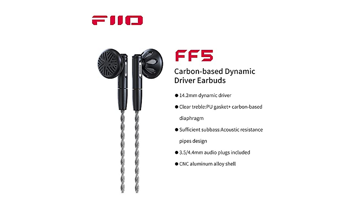 FiiO FF5 In-Ear Earphone: Clear Sound & Dynamic Range