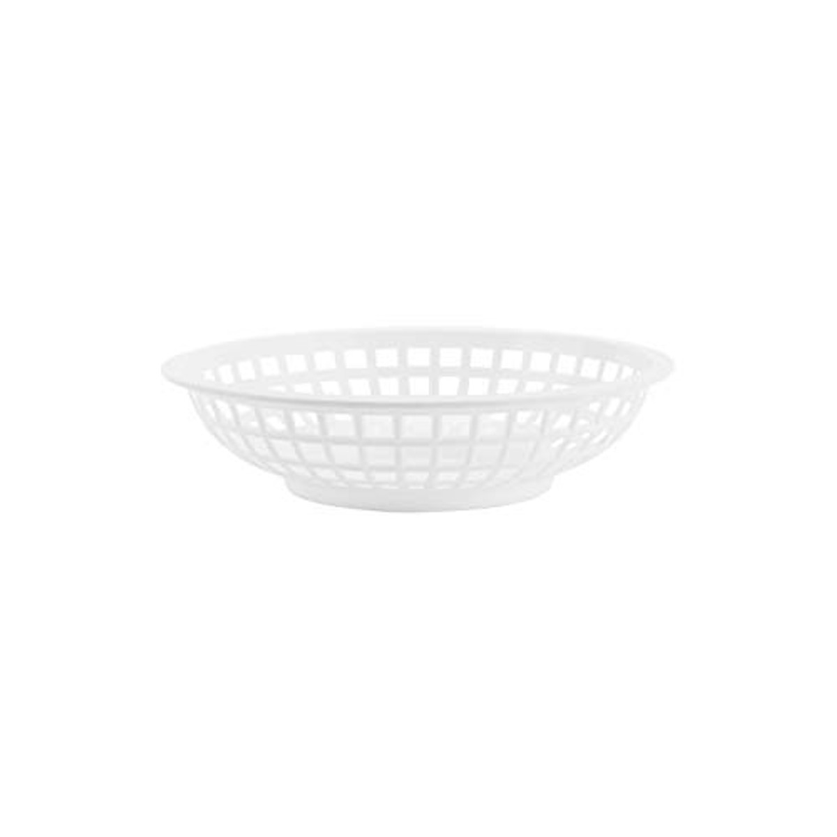 G.E.T. RB-820-W Round Serving / Bread Basket, 8", White (Set of 12)