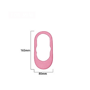 Toworldit Alcantara Central Multimedia Control Panel Frame Decoration Trim Cover Compatible with BMW Mini Cooper F54 F55 F56 F57 2014-2020 (Pink)