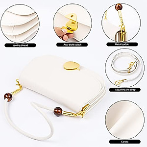 E&E&E Shoulder Bags for Women PU Retro Bag Tote Handbag Hobo Handbag Fashionable for Women with 2 Removable Strap Mini Flap Crossbody Bag Purse